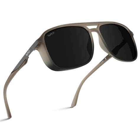Wearme Pro Polarized Modern Square Aviator Sunglasses For Men