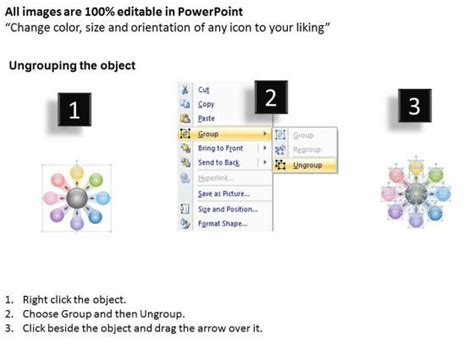 Strategic Management One Many Circle Arrow Process 8 Stages Sales Diagram