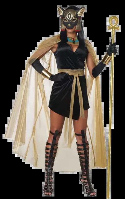 Womens Egyptian Goddess Costume Bastet Cleopatra Halloween Fancy Dress £3999 Picclick Uk