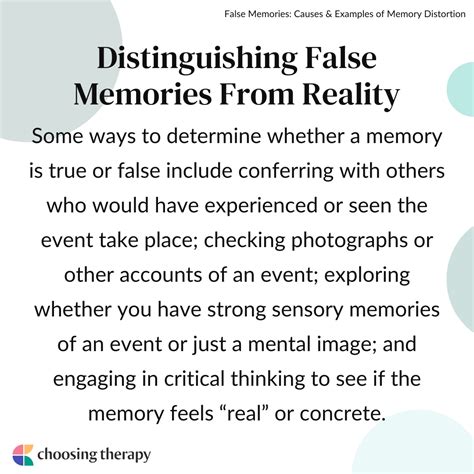 What Are False Memories