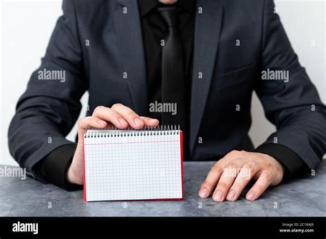 Model Displaying Different Empty Color Notepad Mock Up For Writing Idea