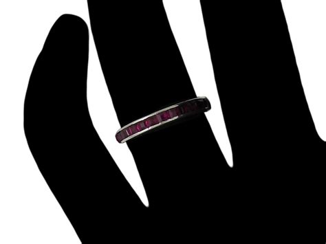 Art Deco Ruby Eternity Ring 677e The Antique Jewellery Company