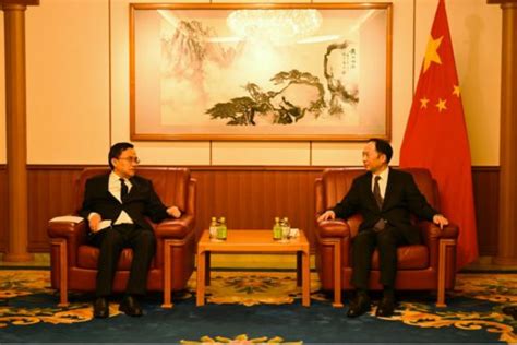 中国驻日本使馆临时代办杨宇会见山东省副省长宋军继一行 日本频道 人民网