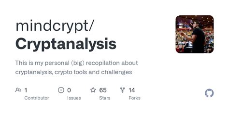 Github Mindcryptcryptanalysis This Is My Personal Big