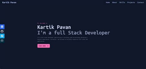 Github Kartikpavan Portfolio