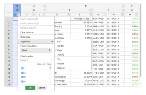 Handsontable The Best Javascript Spreadsheet For Web Apps