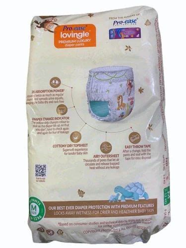 Plain Pro Ease Lovingle Premium Medium Luxury Diaper At Rs 3400 Box In Kanpur