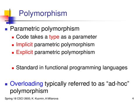 Parametric Polymorphism and Java Generics - ppt download