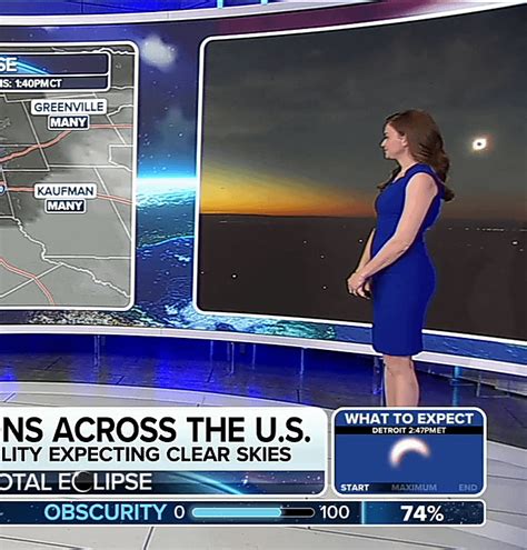 Britta Merwin Blue Dress Fox Weather Rcurvynewswomen
