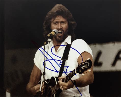 Lot Detail The Bee Gees Barry Gibb Signed 8 X 10 Color Photo Tpa