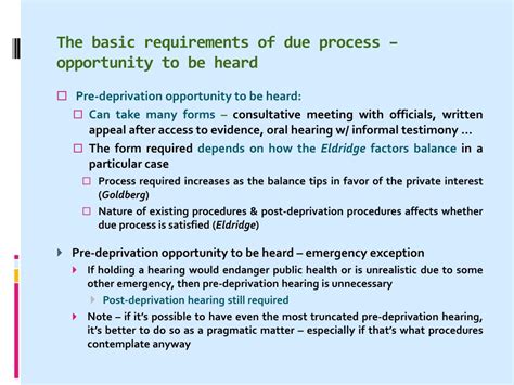 Ppt Procedural Due Process Goldberg V Kelly Powerpoint