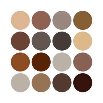 Vector Color Palette Set Design Template Multi Light Shades Colors