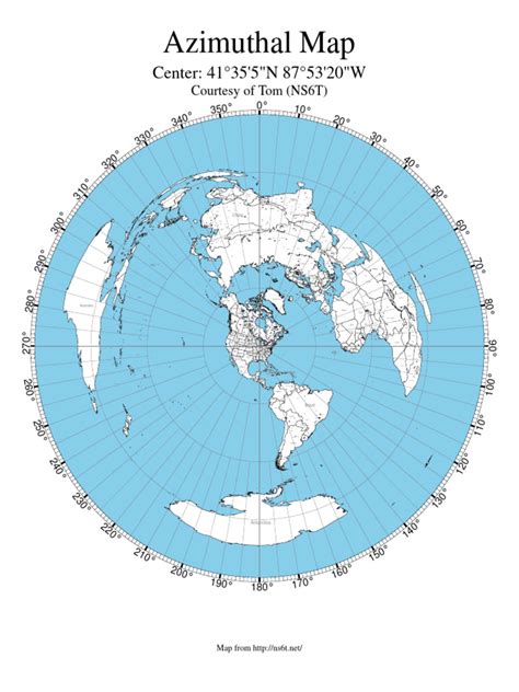 Azimuthal Map Pdf