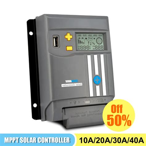 Mppt Solar Charge Controller Solar Panel MPPT LCD Display A A A A With WIFI V V