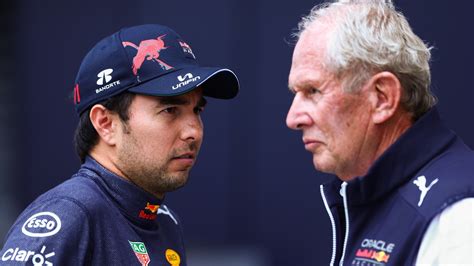 Nuevamente Helmut Marko menosprecia a Checo Pérez F1 en estado puro