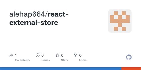 Github Alehap664react External Store