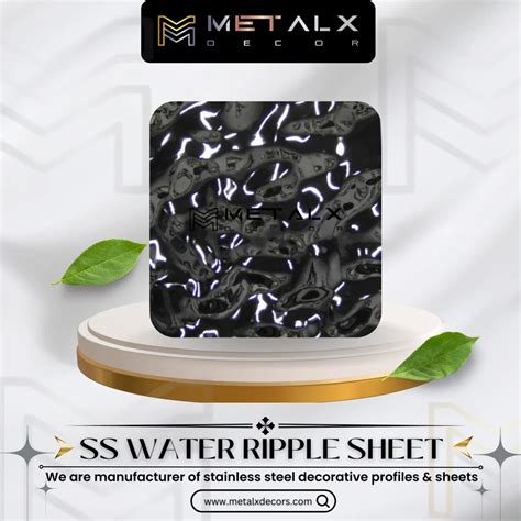 Decorative Ss Water Wave Sheets Thickness 1 Mm At ₹ 8999kg In Mumbai