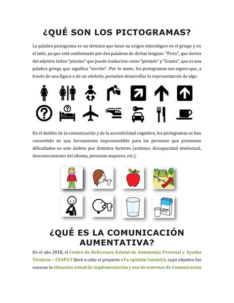 QuÉ Son Los Pictogramas ¿quÉ Son Los Pictogramas La Palabra