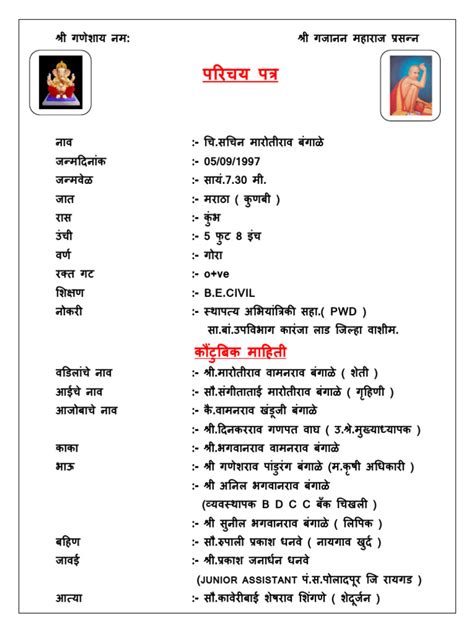 Parichay Patra Pdf