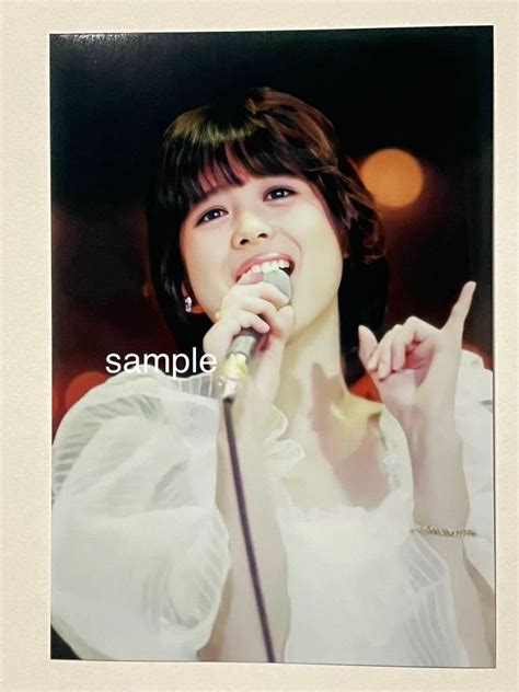 Yahooオークション 松田聖子 L判 写真 アイドル 5016