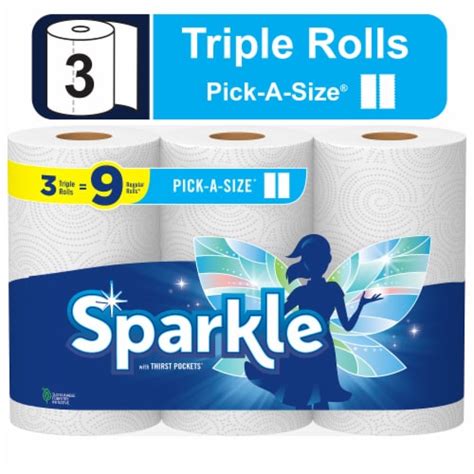 Sparkle Pick A Size Paper Towels Triple Rolls Rolls Kroger