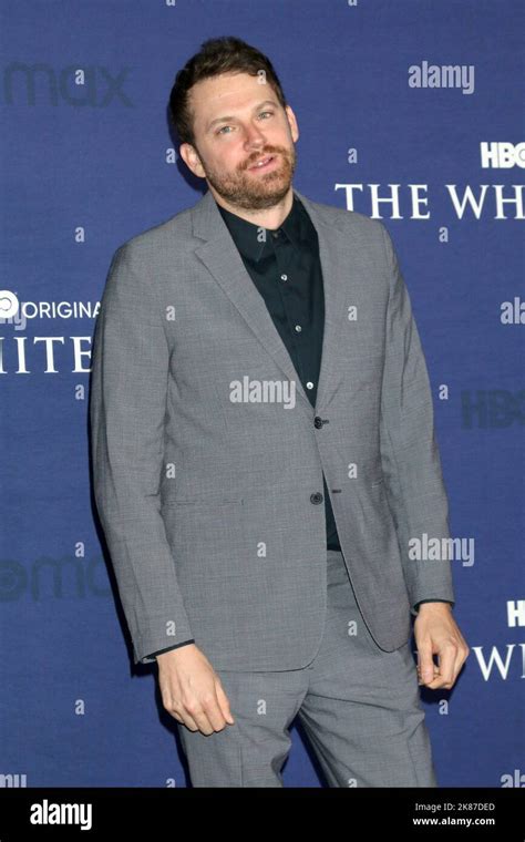 Los Angeles Oct 20 David Bernad At The White Lotus Season Two Premiere Screening At Goya