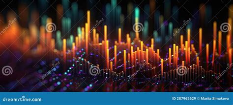 Stock Market Data Photo Realistic Illustration Generative Ai Stock Illustration