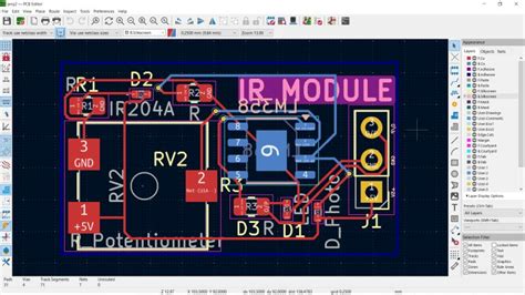 Rahul Melkani On Linkedin Irmodule Kicad Pcbdesign