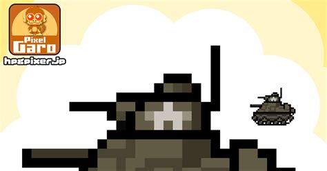 ドット絵 【ドット絵】m3風戦車 Pixelgaroのイラスト Pixiv
