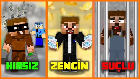 Hirsizliktan ZengİnlİĞe Ardanin Hayati 😱 Minecraft Zengİn Fakİr