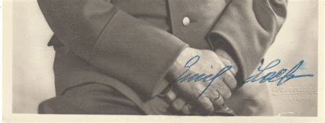 General Emil Leeb Signed Photo Sjs Militaria
