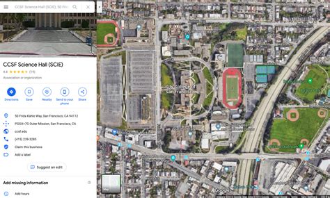 Ccsf Campus Map Printable Map