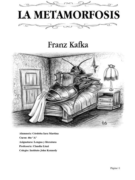 Análisis De La Novela Corta La Metamorfosis Pdf Franz Kafka
