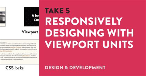 Responsively Designing With Viewport Units Gymnasium The Unit Css