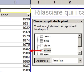 Esercizio Excel Tabelle Pivot Con Raggruppamento Su Righe
