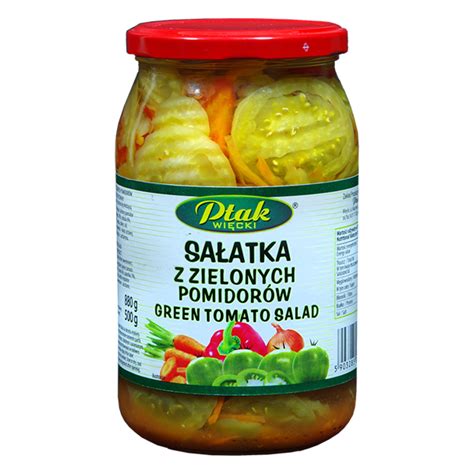 Sa Atka Z Zielonych Pomidor W Z P H Ptak Przetw Rstwo Owoc W I Warzyw Wi Cki