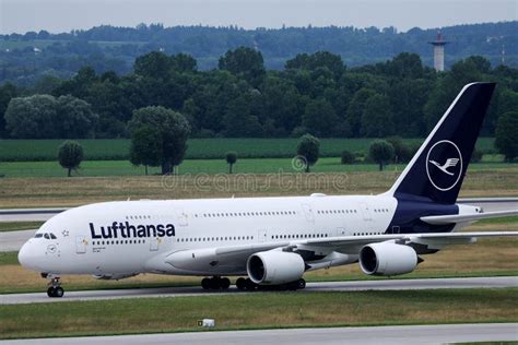 Lufthansa A380 Cockpit And Pilot Editorial Photography Image Of Plane