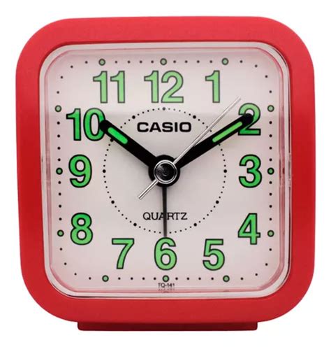 Reloj Despertador Casio 01 Tq-141 Con Índices Arábigos | Meses sin interés