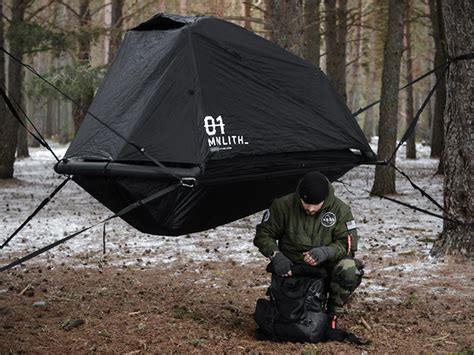 Exod Monolith Shelter Four Season Tent In The Air For One
