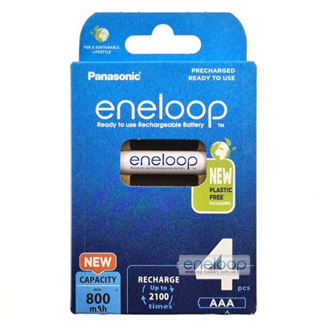 Aaa Panasonic Eneloop 800mah Bk 4mcde 4be Ecobox 4 акумулятори в