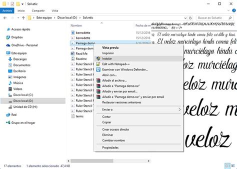 C Mo Ver Instalar Y Eliminar Fuentes En Windows Y Windows