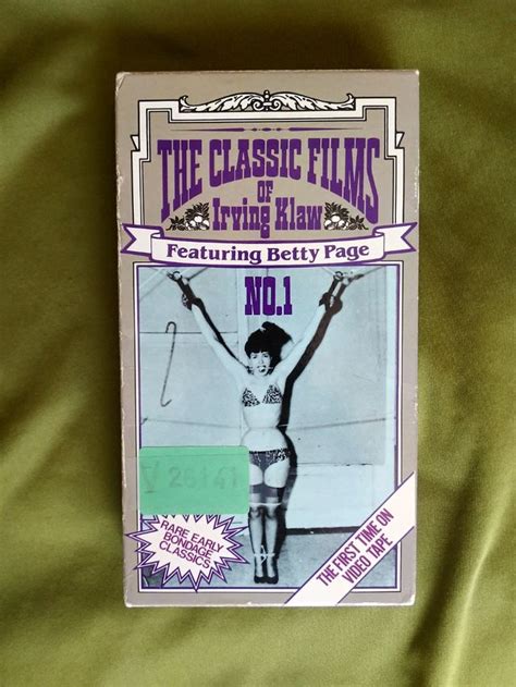 Vhs Classic Films Of Irving Klaw Feat Betty Page De Segunda Mano Por 12