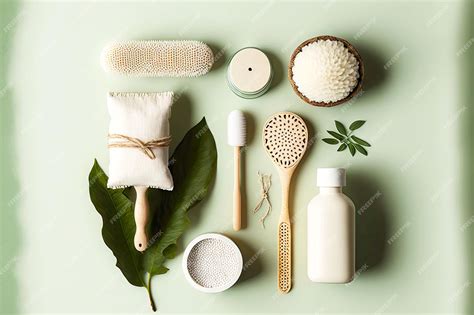 Premium Photo Relaxing Body Massage Ritual Spa Products Flatlay