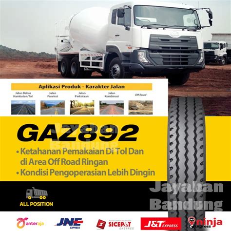 Jual GiTI 1100 20 Gaz 892 Ban Truk 11 00 R20 16PR RADIAL FULL SET