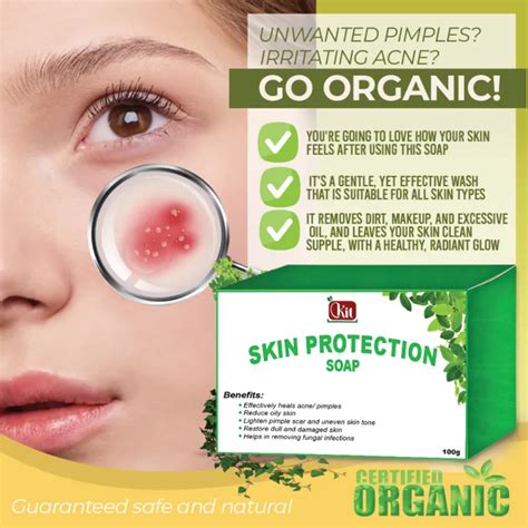 Pimple Remover By Organikit Skin Protection Soap Pimple Marks Remover