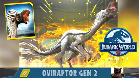 OVIRAPTOR GEN 2 UNLOCKED All New Jurassic World Alive 2 18 YouTube