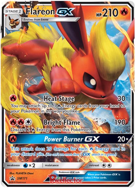Flareon Gx Sun And Moon Promos 171 Pokemon Card