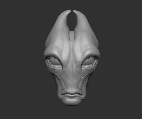 Stl File Mass Effect Salarian Headsculpt For Action Figures 🦸・3d Printer Model To Download・cults