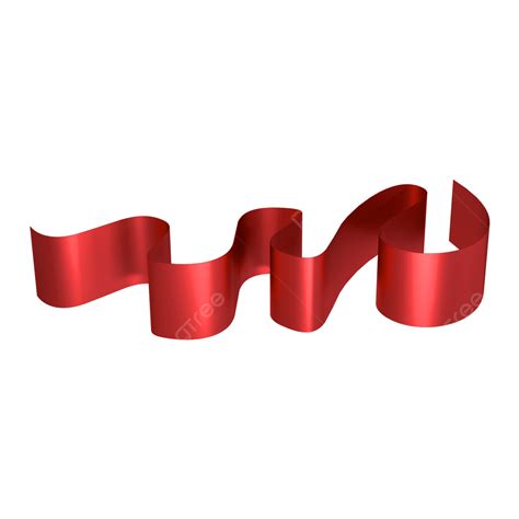 Cinta 3d Celebración Png Cinta 3d Rojo Png Y Psd Para Descargar