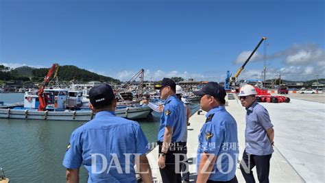 완도해경 태풍 대비 해상공사 안전관리 실태 점검 실시